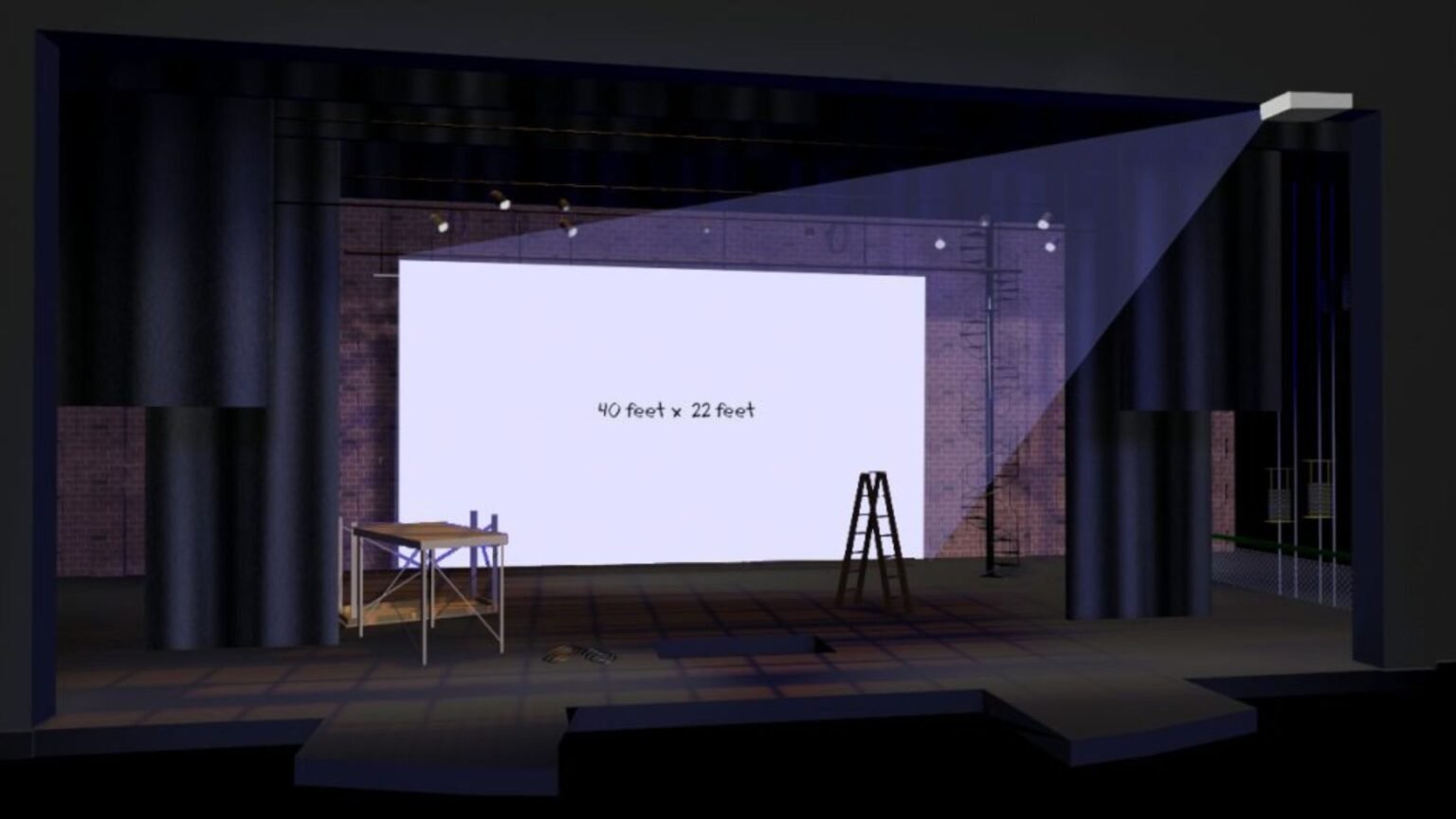 Using Digital Projections in Stage Design - The Frequency Mass